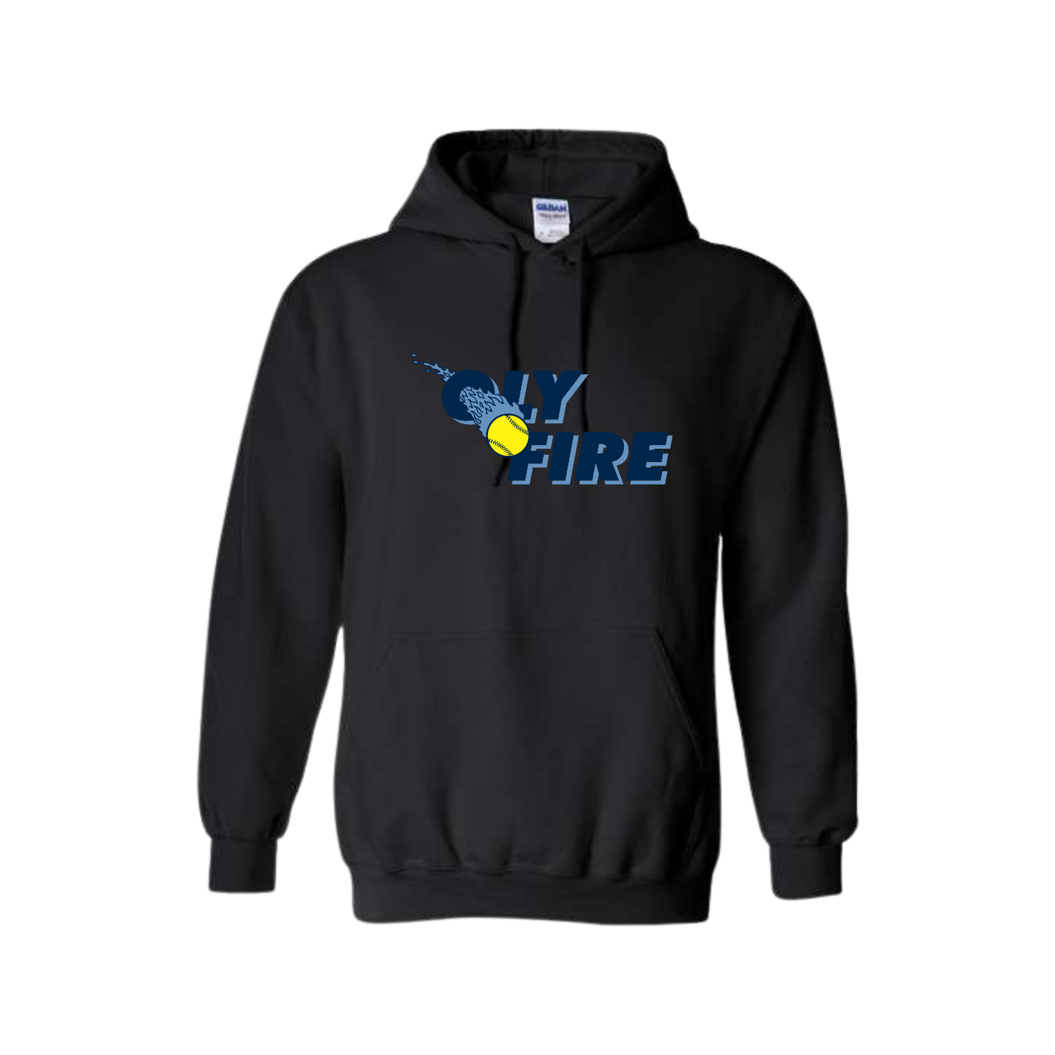 Oly Fire Black Hoodie – Elevn51