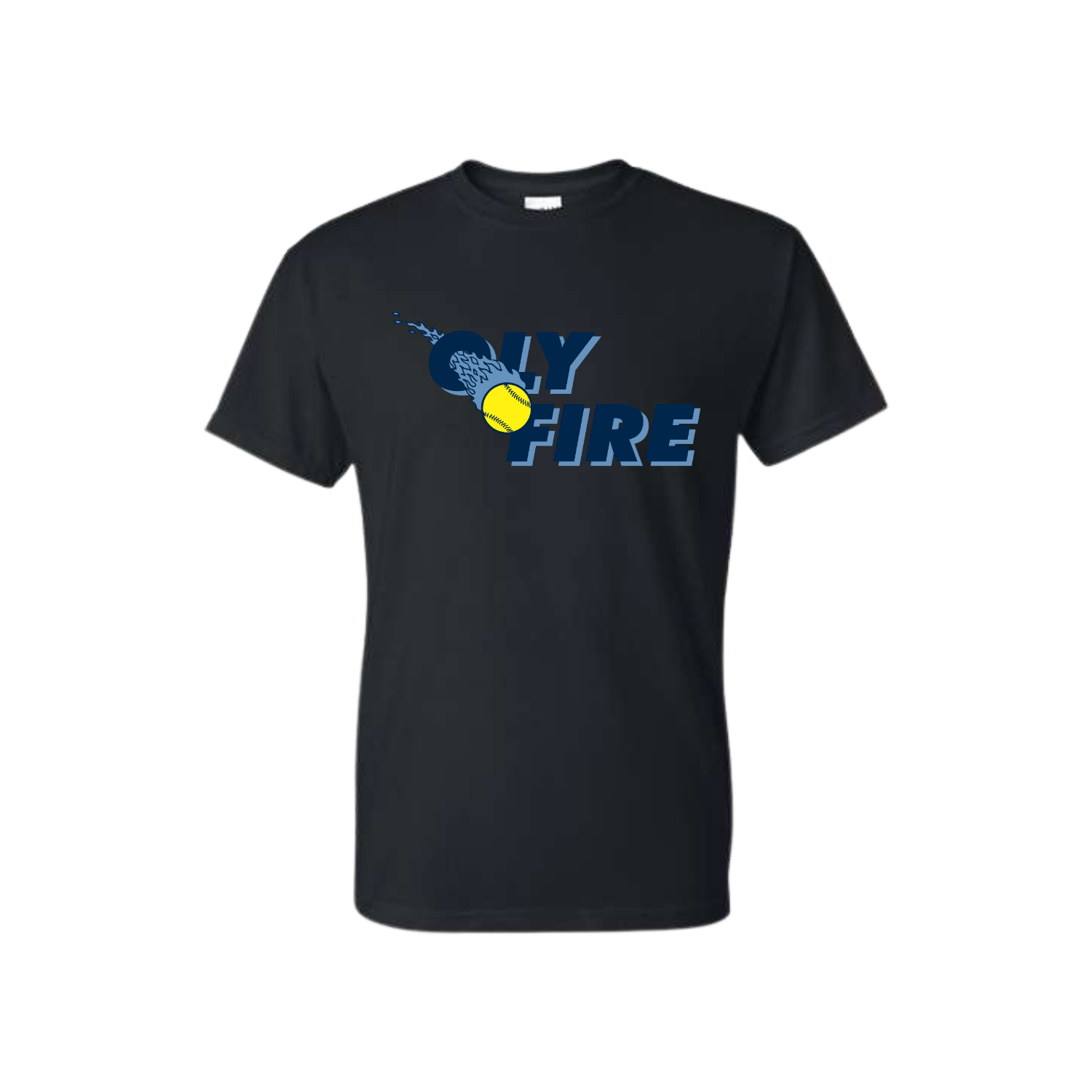 Oly Fire Black T-Shirt – Elevn51
