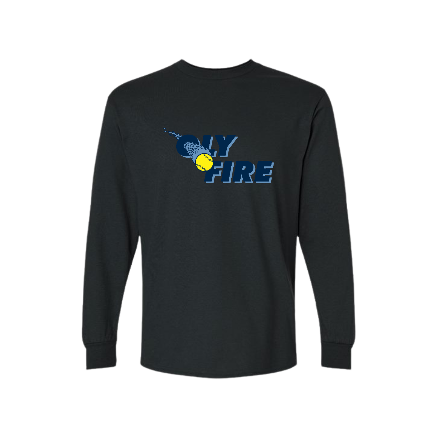 Oly Fire Black Long Sleeve – Elevn51